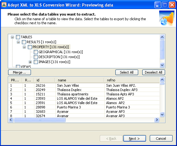 Convert Import One Or More XML Files To Microsoft Excel XLS Using AdeptXLS